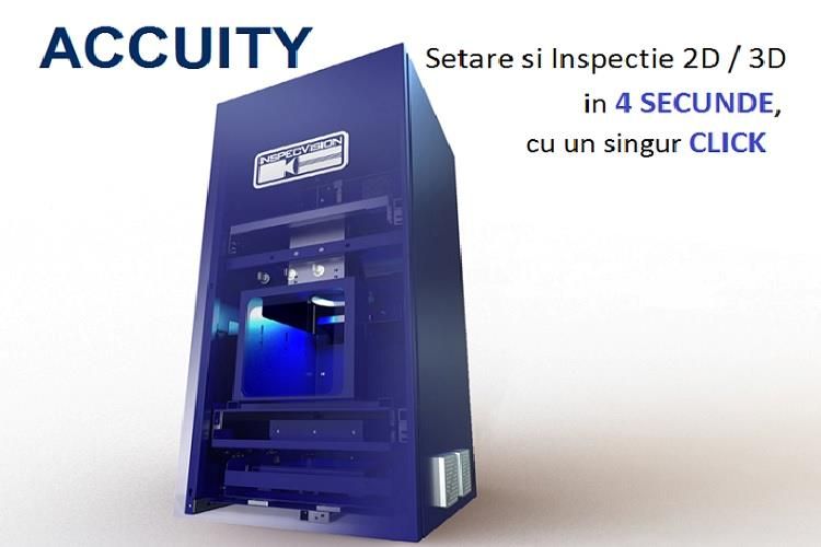 Accuity - Inspecție automată 2D & 3D în 4 secunde, cu un singur click